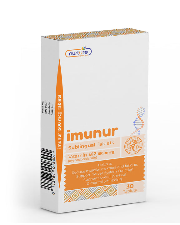 Imunur Sublingual Tablets | Vitamin B12 Tablets In Pakistan | Nurture ...