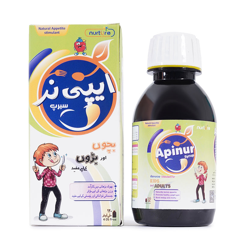 APINUR - Appetite Syrup for Kids in Pakistan | Nurture Pharma