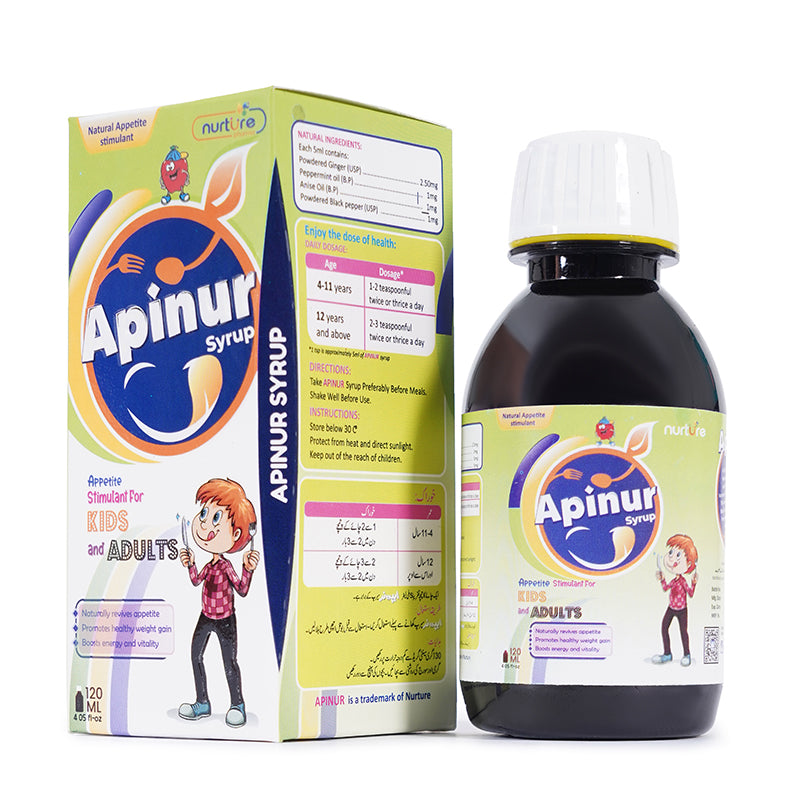 APINUR - Appetite Syrup for Kids in Pakistan | Nurture Pharma